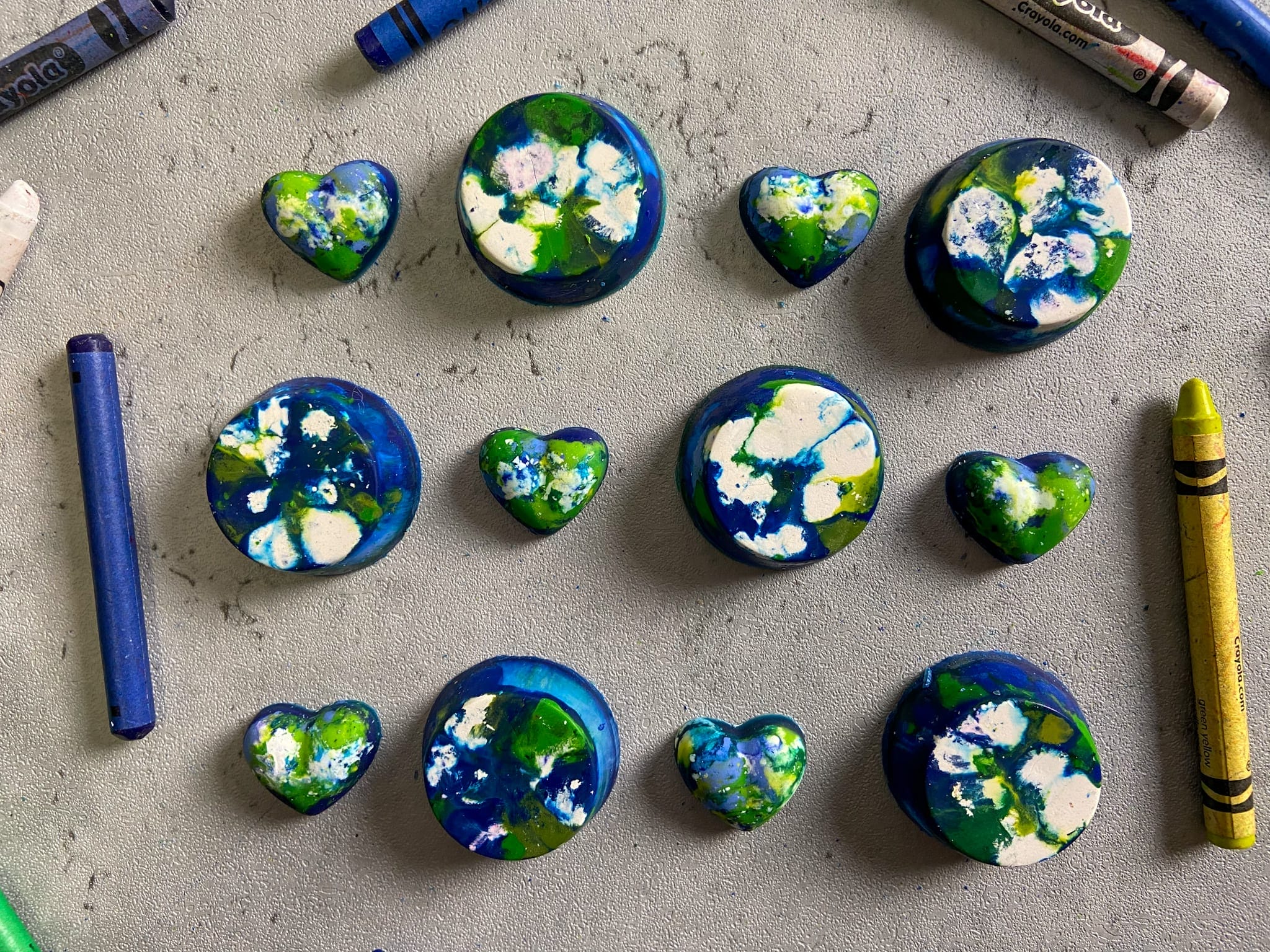 Recycled Crayons for Earth Day - Raising Veggie Lovers